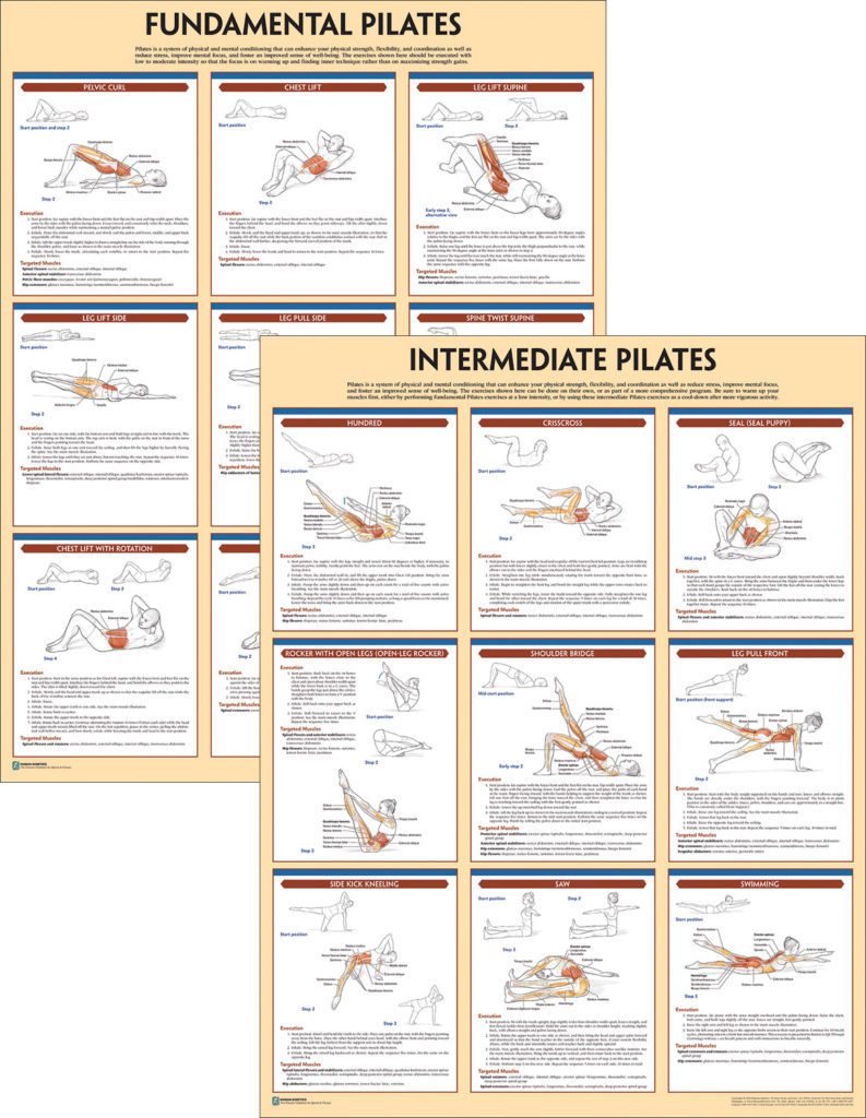 Review: Pilates Anatomy Poster Series - Matwork, by Human Kinetics